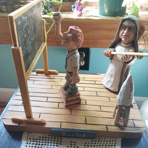 Caricature Carved Sad Face Fridge Magnet - Etsy