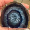 Blue Agate Geode, Brazilian Agate Geode, Geode, Crystal, Blue, Natural ...