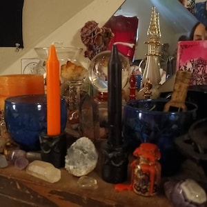 Gold Mini Ritual Candles Spell Candles 4 Candles - Etsy