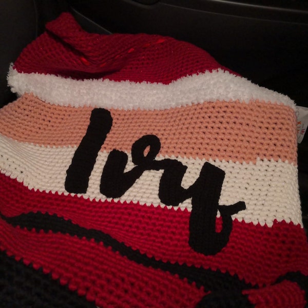 ANGELS & RAINBOWS Font Crochet Alphabet Pattern, Crochet Letters ...