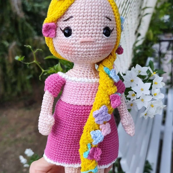 Crochet Pattern Rapunzel (english Pattern) - Etsy