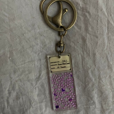 Pyramidal Neuron Microscope Slide Printed Keychain, Microscopy Keychain ...