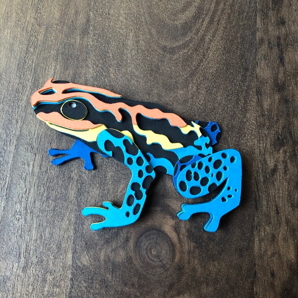 Poison Dart Frog SVG | Layered Poison Dart Frog Cutting File - Etsy