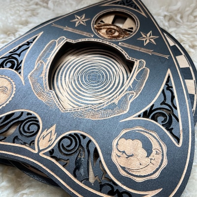 Modern Witch Ouija Style Talking-board, Spiritboard, Witchboard, in ...