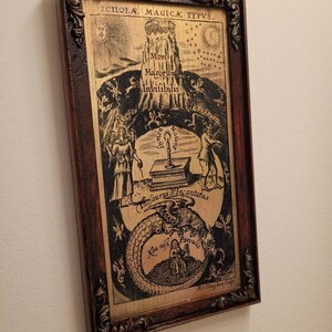 Pendulum Board Handmade Wooden Ritual Disc 6 Inch / 15 Cm Wide Symbol ...