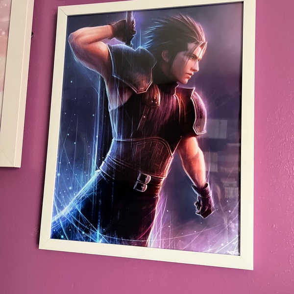 Zack Final Fantasy VII Remake - Limited Edition Fine Art Print -FF7 ...