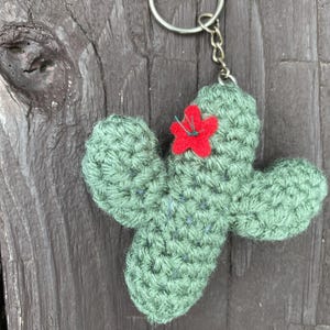 Crochet Cactus Keychain, Cute, Handmade - Etsy