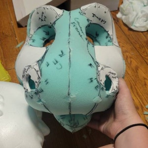 Feline Fursuit Head Base Pattern instant Downloadable PDF Crafting ...