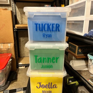 Vinyl Storage Labels Custom Organization Labels Bin Labels Storage ...