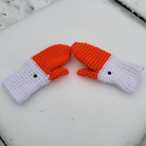 Goose Mittens Custom Size Crochet Pattern Instant Download - Etsy