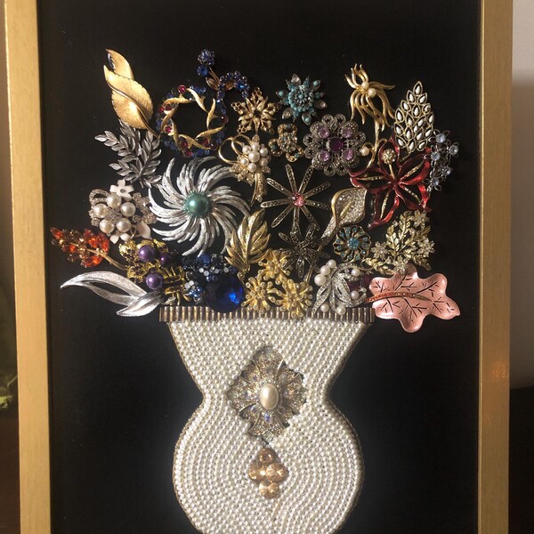 Handmade 3D Bead Collage Wall Hanging - Etsy