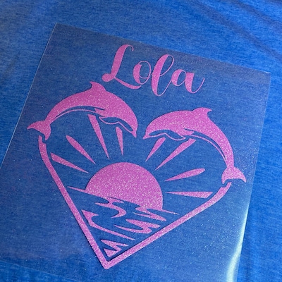 Dolphin Beach Sunset SVG Tropical Clip Art Cut File Silhouette Dxf Eps ...