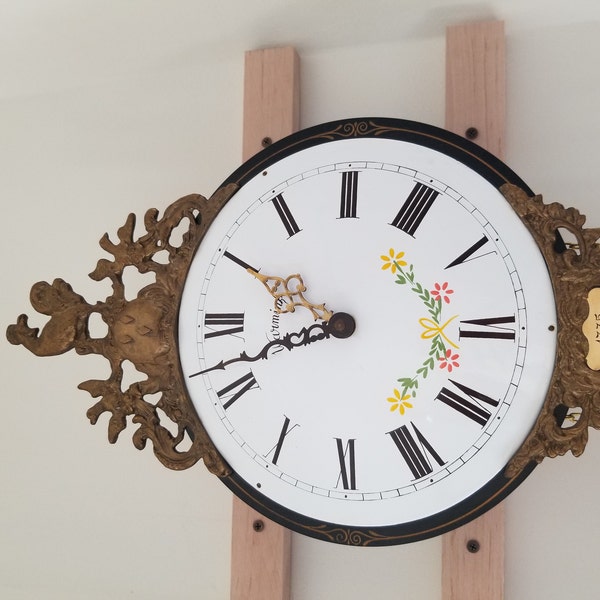 Antique Vintage Zaanse Wall Clock Zaandam Dutch RARE 1 Day Holland ...