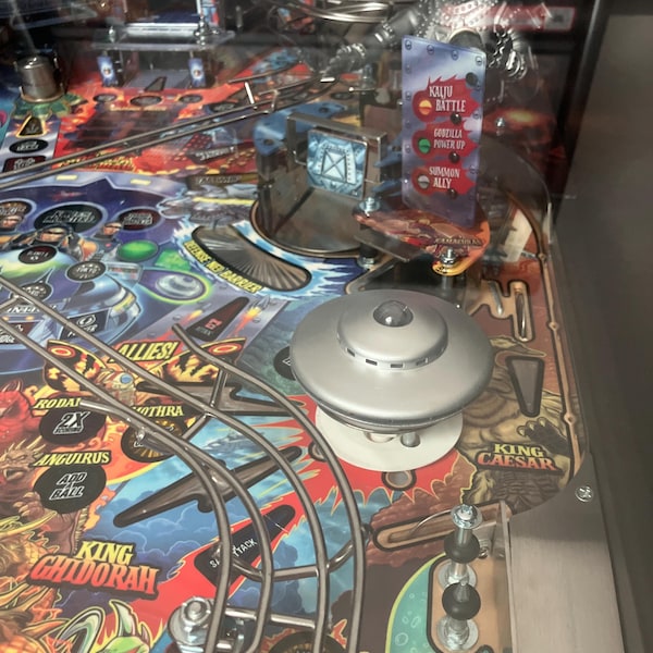 Stern Godzilla Pinball Light-up UFO Hoop Rail Mod Kit - Etsy