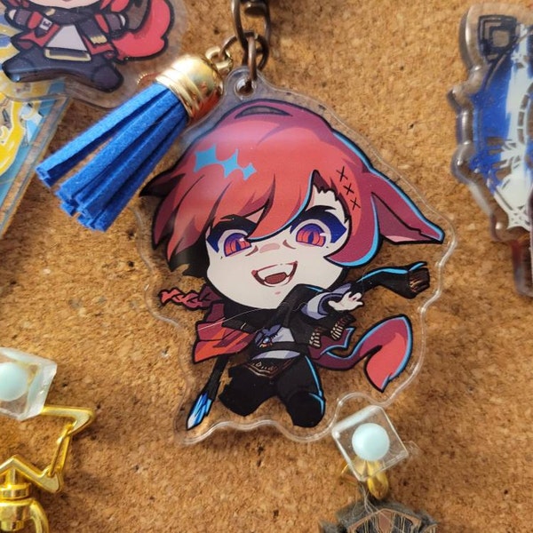 Final Fantasy 14 FFXIV 2.5inch Character Keychains: Wuk Lamat (NEW ...