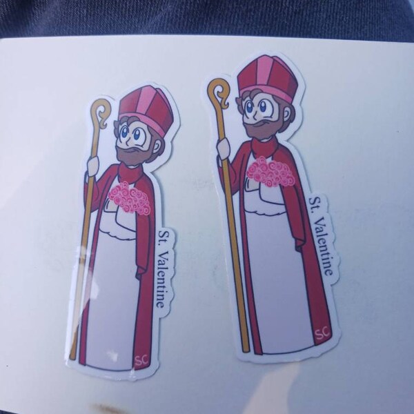 St. Bernadette Soubirous Sticker, Catholic Stickers, Saint Stickers ...