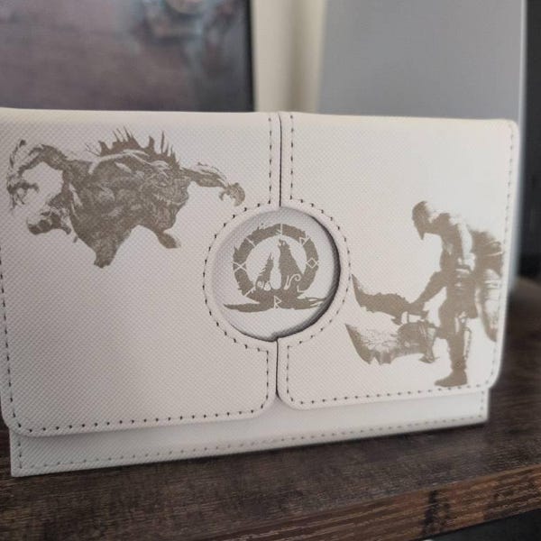 Customized Engraved White MTG 300+ Card Box, Commander Deck, TCG Box ...