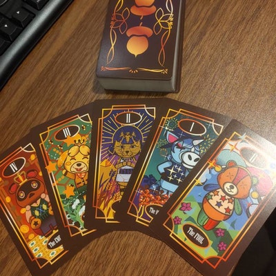 Pre-order: ACNH Themed Full Tarot Deck 78 Cards - Etsy
