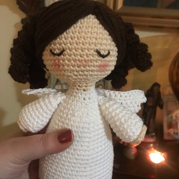 Angel Amigurumi Doll Crochet Pattern PDF, Christmas Angel Tree Topper ...