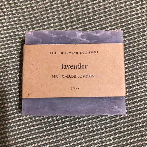 Lavender Soap Bar / Natural Lavender Soap Bar / Lavender Essential Oil ...