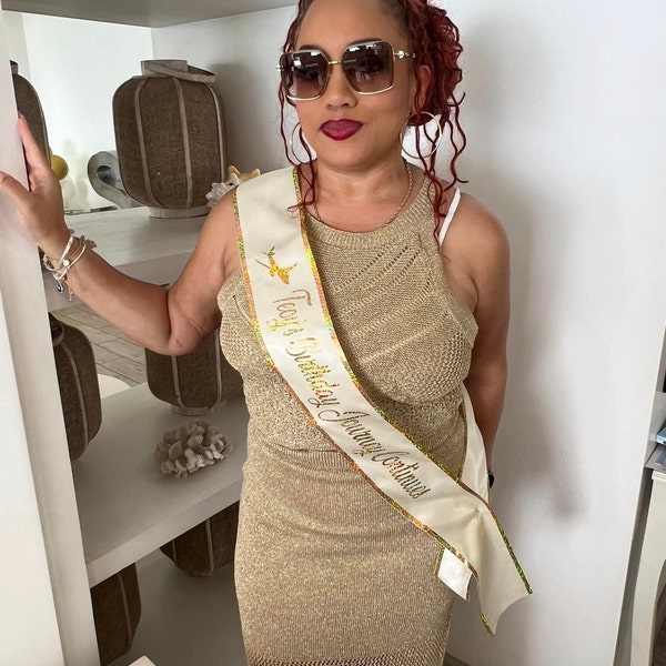 13 Birthday Sash, Sweet 16 Sash, Sweet Sixteen Birthday, Trim-bling ...