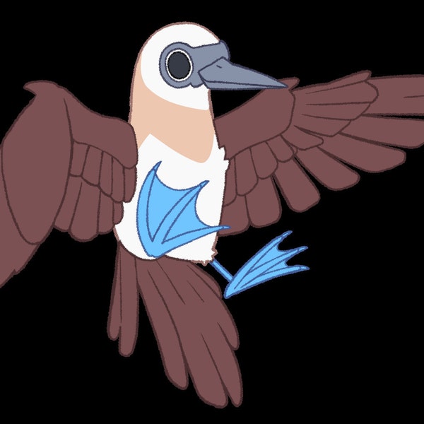 Flying Crow/raven Pngtuber, Animated Pngtuber+ Veadotube Mini Model ...