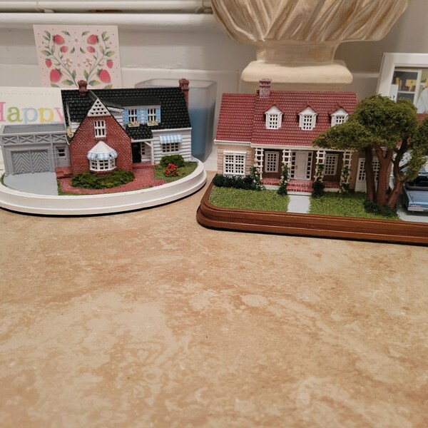 The 'miniature Horror Place' Mini Model. Miniature Church and Truck ...