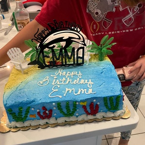 Delorean Back to the Future Birthday Car Mechanic Cake Topper - Etsy