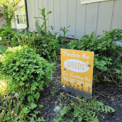 Grow Meadows Not Lawns Coroplast Yard Sign - Etsy