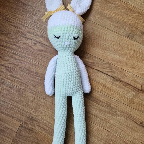 Crochet Bunny Pattern. Classic Long Legged Bunny Toy. Amigurumi Rabbit ...