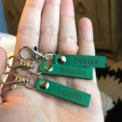 Personalized Tags for Zipper Pull, Set of 5, Tags for Gifts and ...