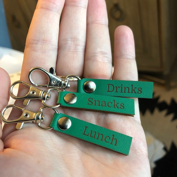 Personalized Tags for Zipper Pull, Set of 5, Tags for Gifts and ...