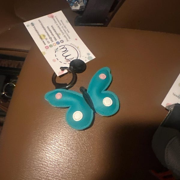 Cute Hummingbird Keychain, Hummingbird Bag Charm, Faux Leather Animal ...