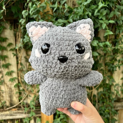 2in1 Crochet Pattern Brownie the Calico Cat and White Meow, Soft Toy ...