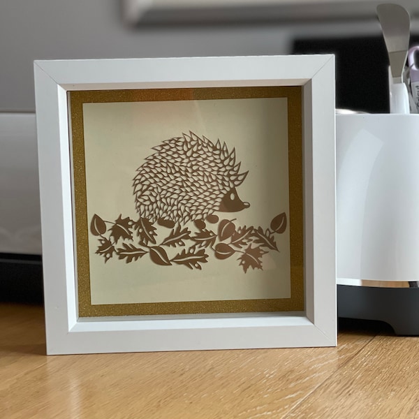 Hedgehog Paper Cut Design. Svg / Dxf / Eps / Png Files and Pdf / Png ...