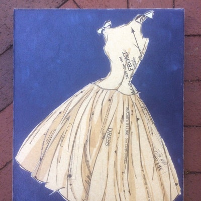 Nina Original Dress Pattern Paper - Etsy