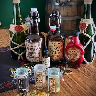 Vintage Look Potion Labels 72, Fantasy RPG Labels for Jars, Printable ...