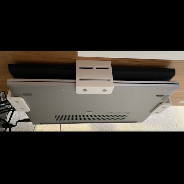 Under Desk Double Decker Laptop Holder Mount | Fits Double the Laptops ...