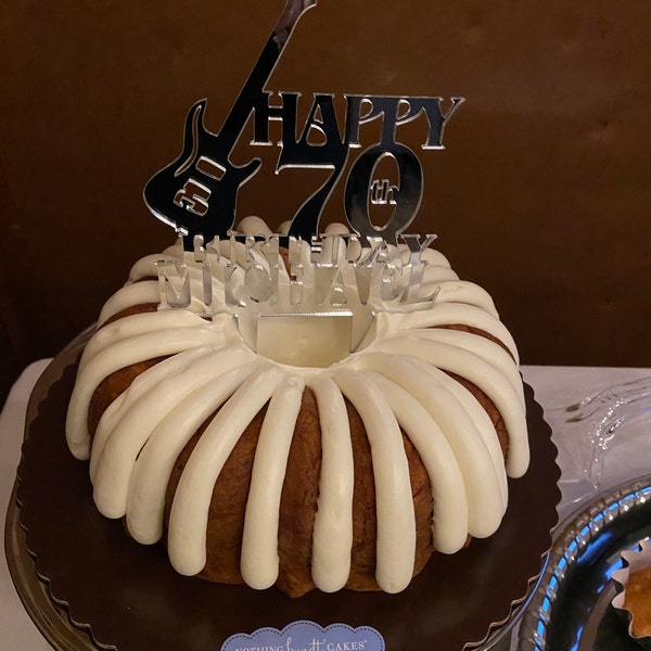 Guitar Cake Topper,musician Cake Topper,electric Bass,band,guitar ...