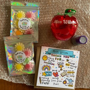 Personalised Teacher Letterbox Gift, Thank You Being Such a Great ...