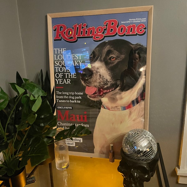 Custom Pet Magazine Cover | Digital or Framed | for Dogs and Cats ...