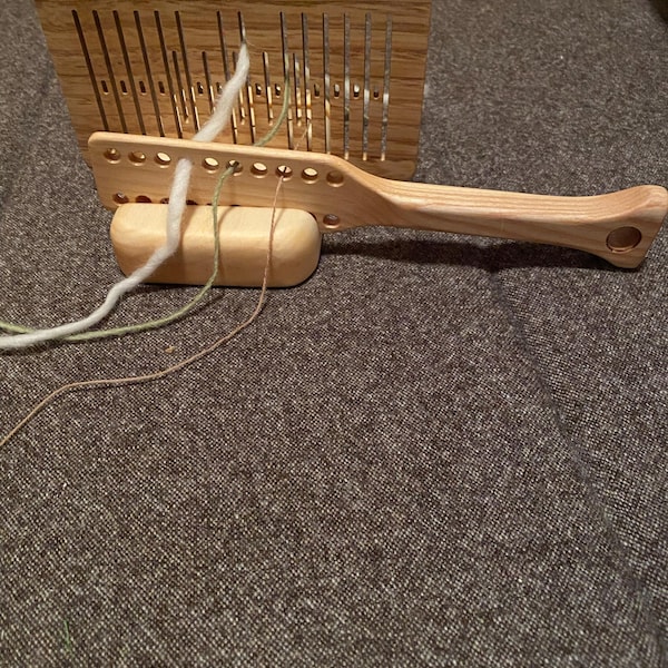 The Heddler PLUS With Cranks, Table Loom, Rigid Heddle Loom, Tablet ...