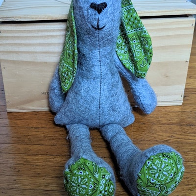 Rabbit Sewing Pattern Pdf for Instant Download, Bunny Rabbit Diy ...