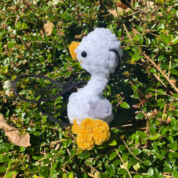 Floppy Gull Plush// Crochet Seagull// Crochet Car Hanger// Crochet ...