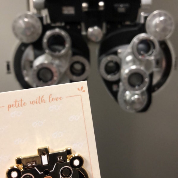 Gold Optometry Enamel Pin - Optometrist Eye Doctor Graduation Birthday ...