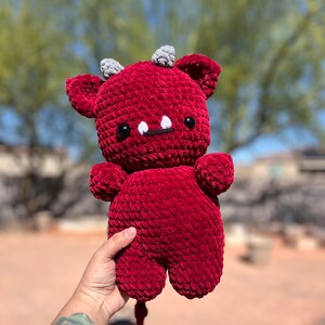 Crochet Pattern Chubby Devil Monster // Demon Crochet Pattern // Cute ...