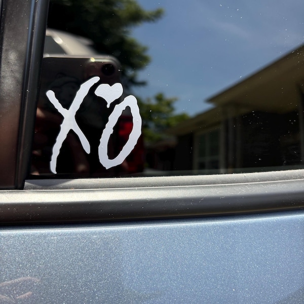 XO Decal, XO Car Decal, Bumper Sticker, Vinyl Decal, Window Decal - Etsy