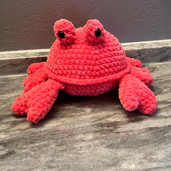 NO-SEW Crab Plush Crochet PATTERN - Etsy