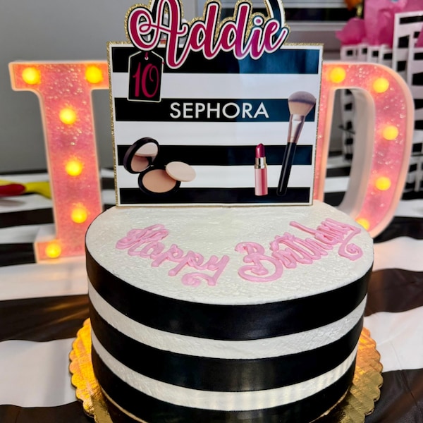 Cupcake Sephora-deluxe Inspired Cupcake Topper Digital File PDF PNG JPG ...