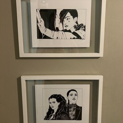 Helm and Yasuda From Greys Anatomy / Jaicy Elliot and Midori Francis - Etsy